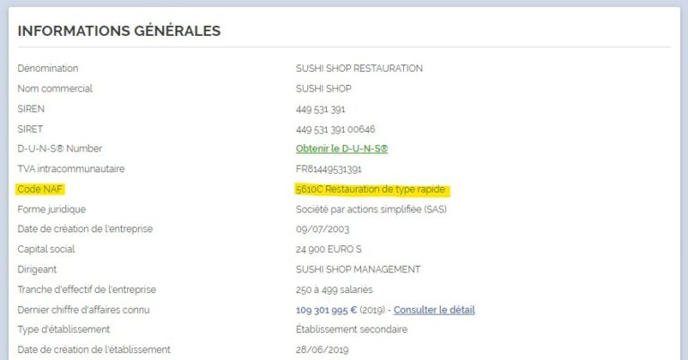 Code NAF : identifier précisément l’activité d’une entreprise - Toute l ...